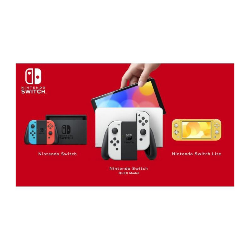 Console Nintendo Switch (modele OLED) : Nouvelle version. Couleurs ...
